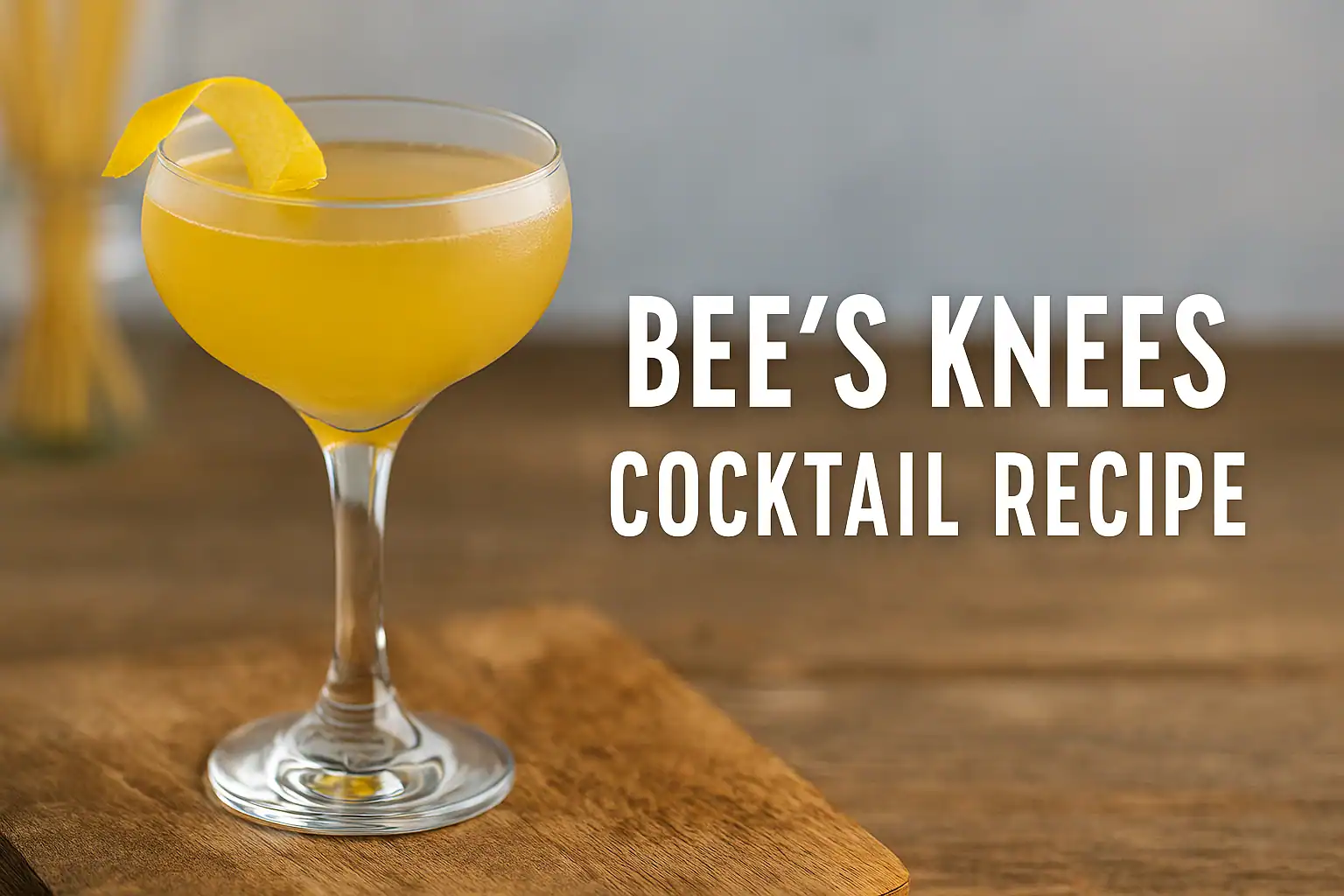 Bee’s Knees Cocktail Recipe | Bartend Long Island