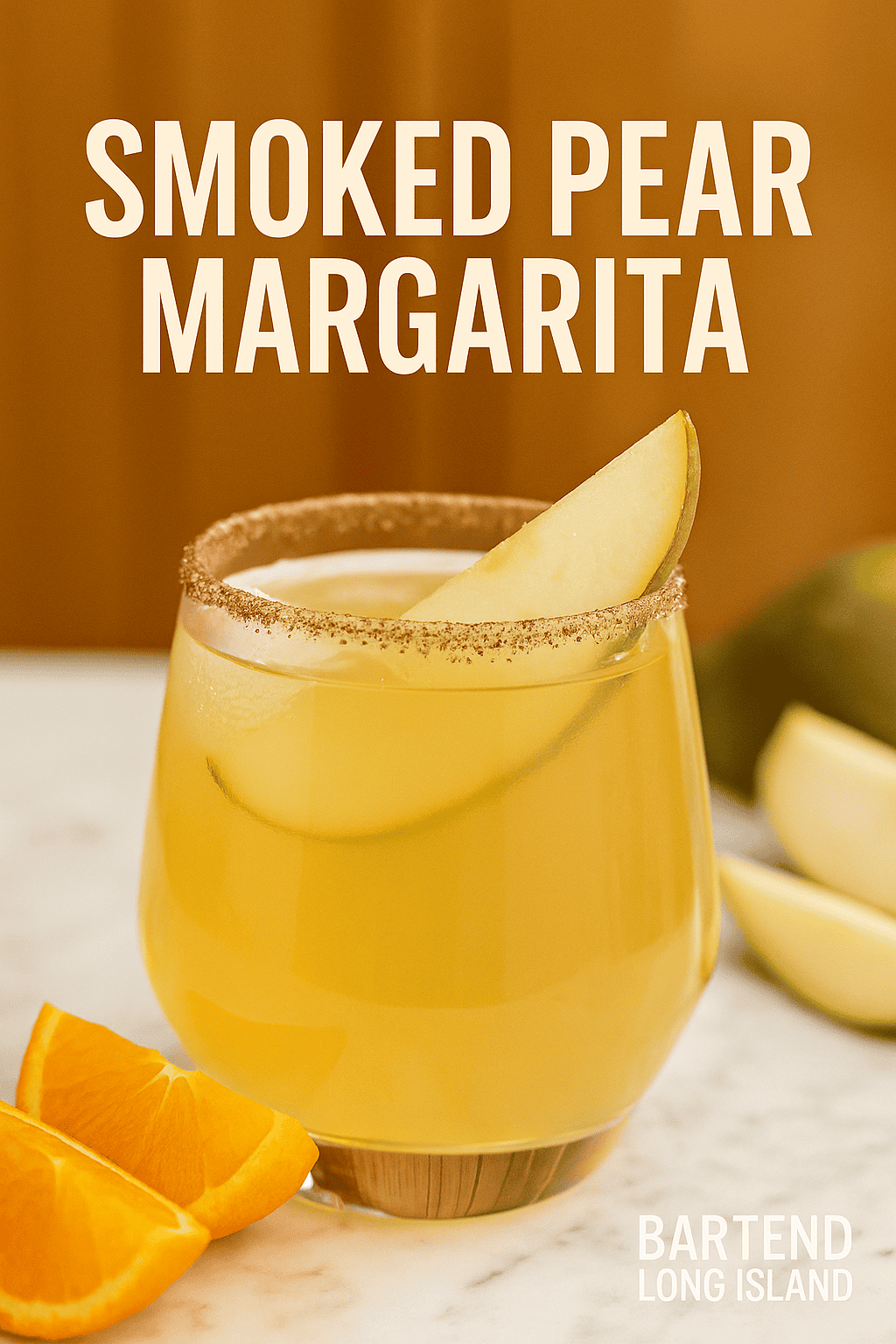Smoked Pear Margarita Recipe – Autumn Twist with Tequila & Pear