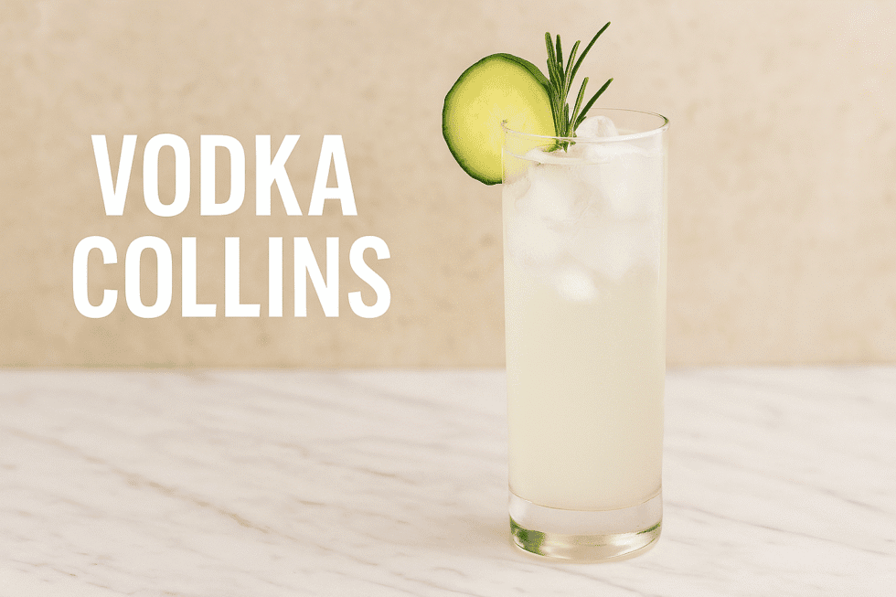 Vodka Collins Recipe – Classic Lemon Vodka Highball