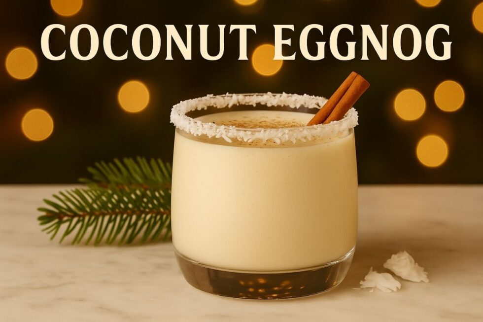 Coconut Eggnog Recipe | Perfect Coconut Holiday Eggnog Cocktail