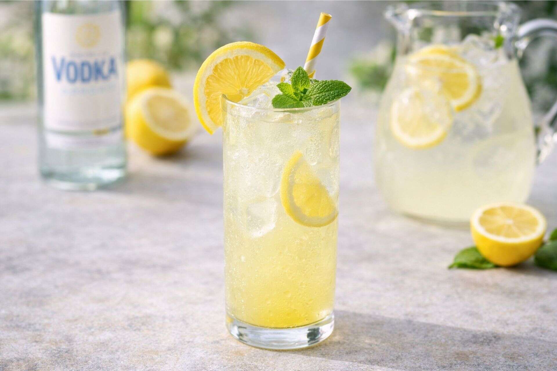 Perfect Vodka Lemonade Recipe for Summer + Batched Pitchers